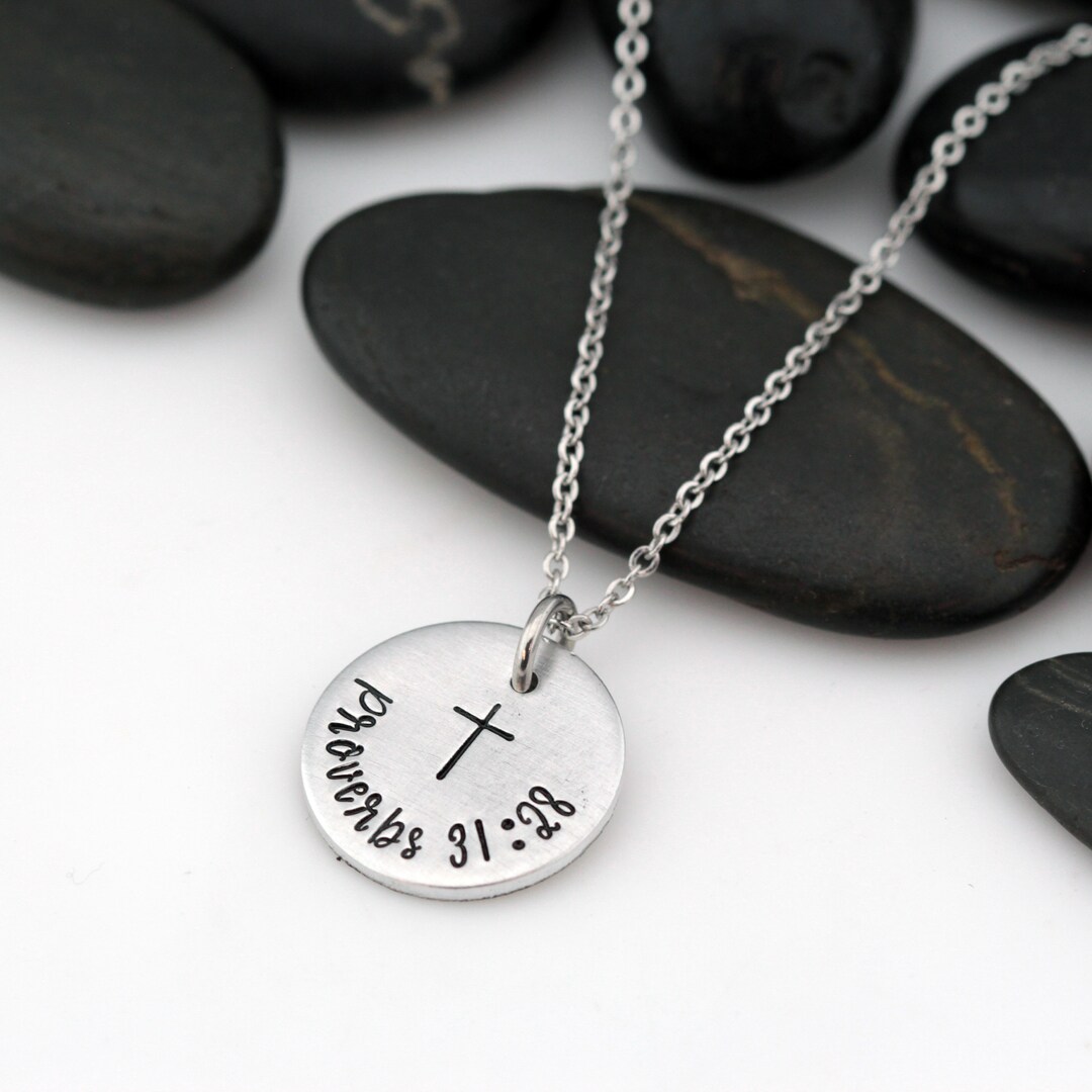 Collar de versículos bíblicos / Religioso - Etsy México