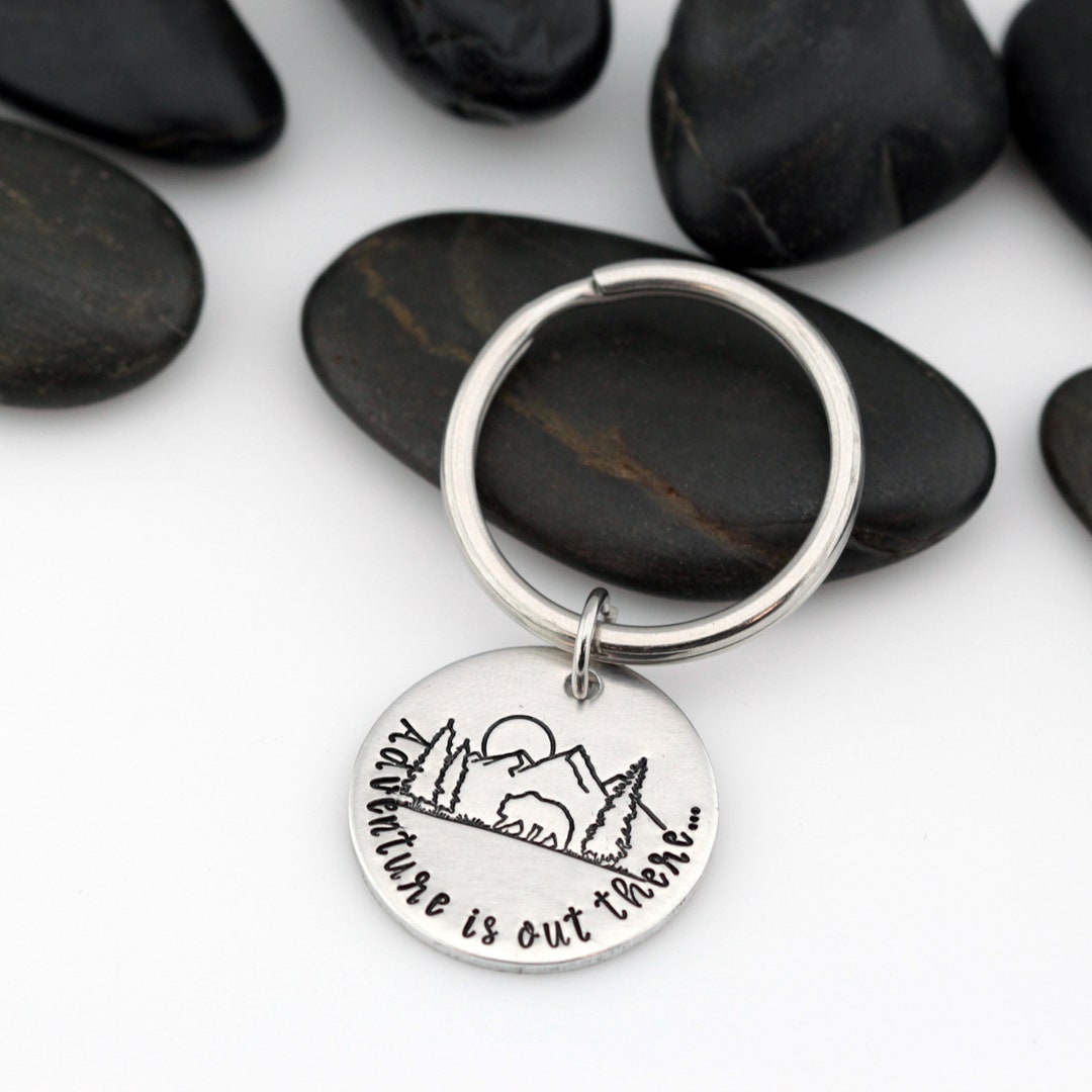 Custom Adventure and Outdoor Lovers Scenery Keychain | Mountain ...