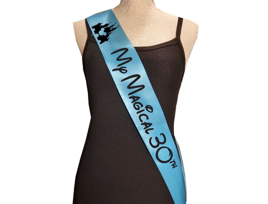 Personalized Disney Inspired My Magical Birthday Sash Choose Colors ...