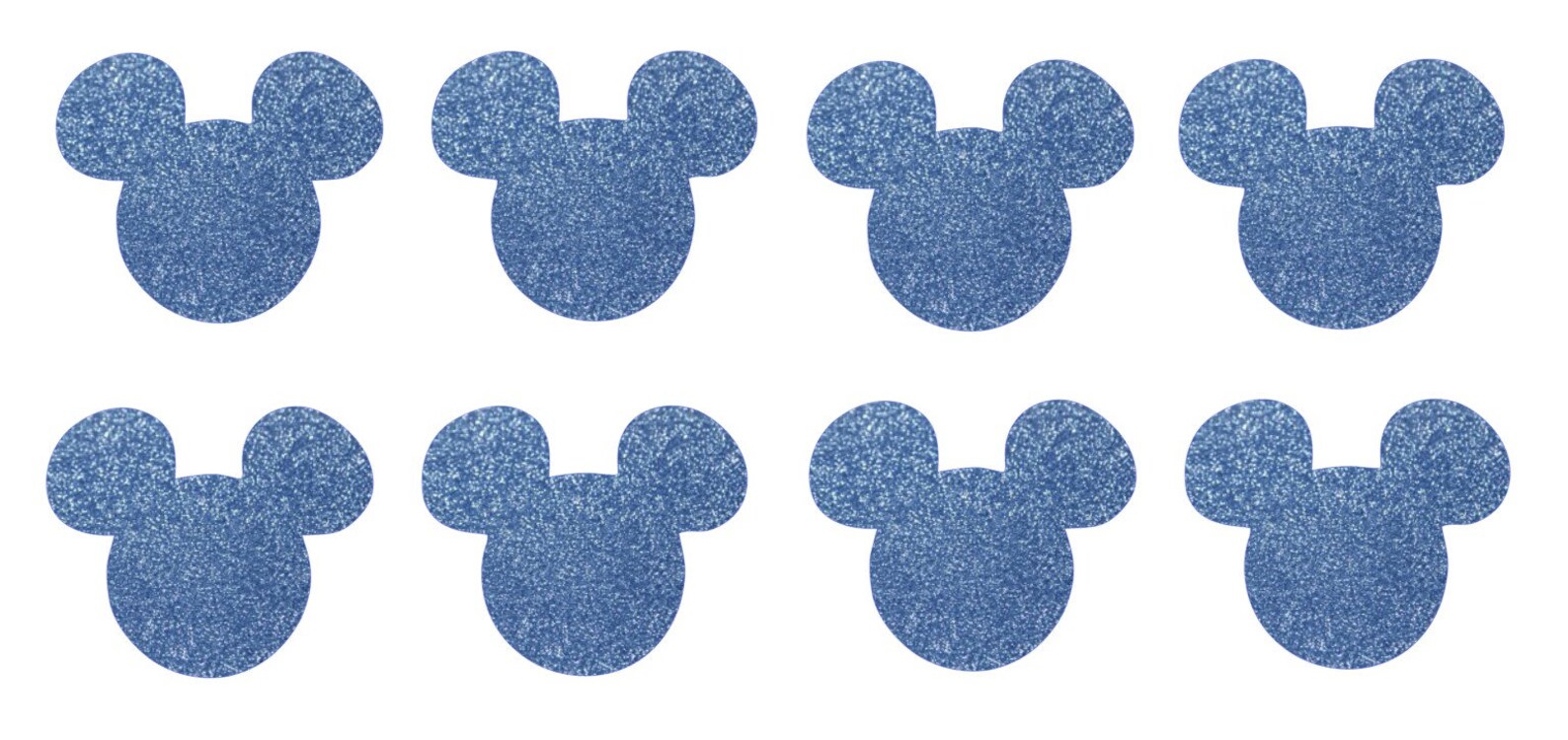 Eight Pack of Small Mickey Heads Vinyl Iron on T-shirt - Etsy