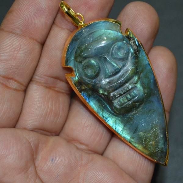 Gold Aztec Pendant - Etsy