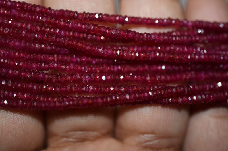 AAA Quality Natural Longido Ruby Faceted Best Quality 2.20 | Etsy