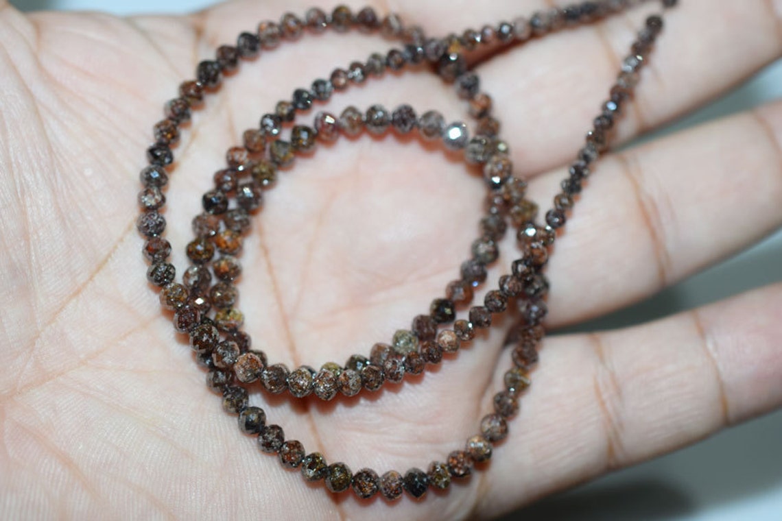 54 Ct Very Beautiful Natural Red Sand Color Diamond Faceted - Etsy