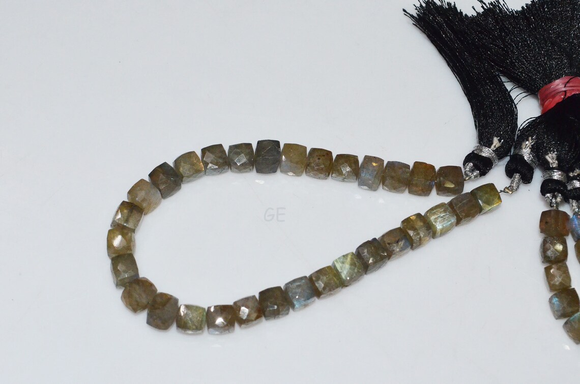 AAA Quality Flasy Labradorite 3D Box Cube Faceted Beads - Etsy