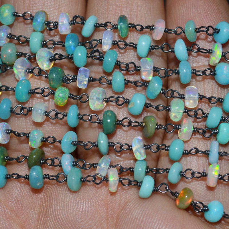 Wire Wrapped Chain - Etsy