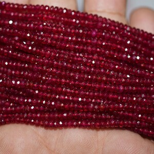 AAA Quality Natural Longido Ruby Faceted Best Quality 2.50-3 Mm Approx ...