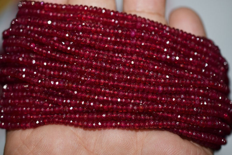 AAA Quality Natural Longido Ruby Faceted Best Quality 2.50-3 | Etsy