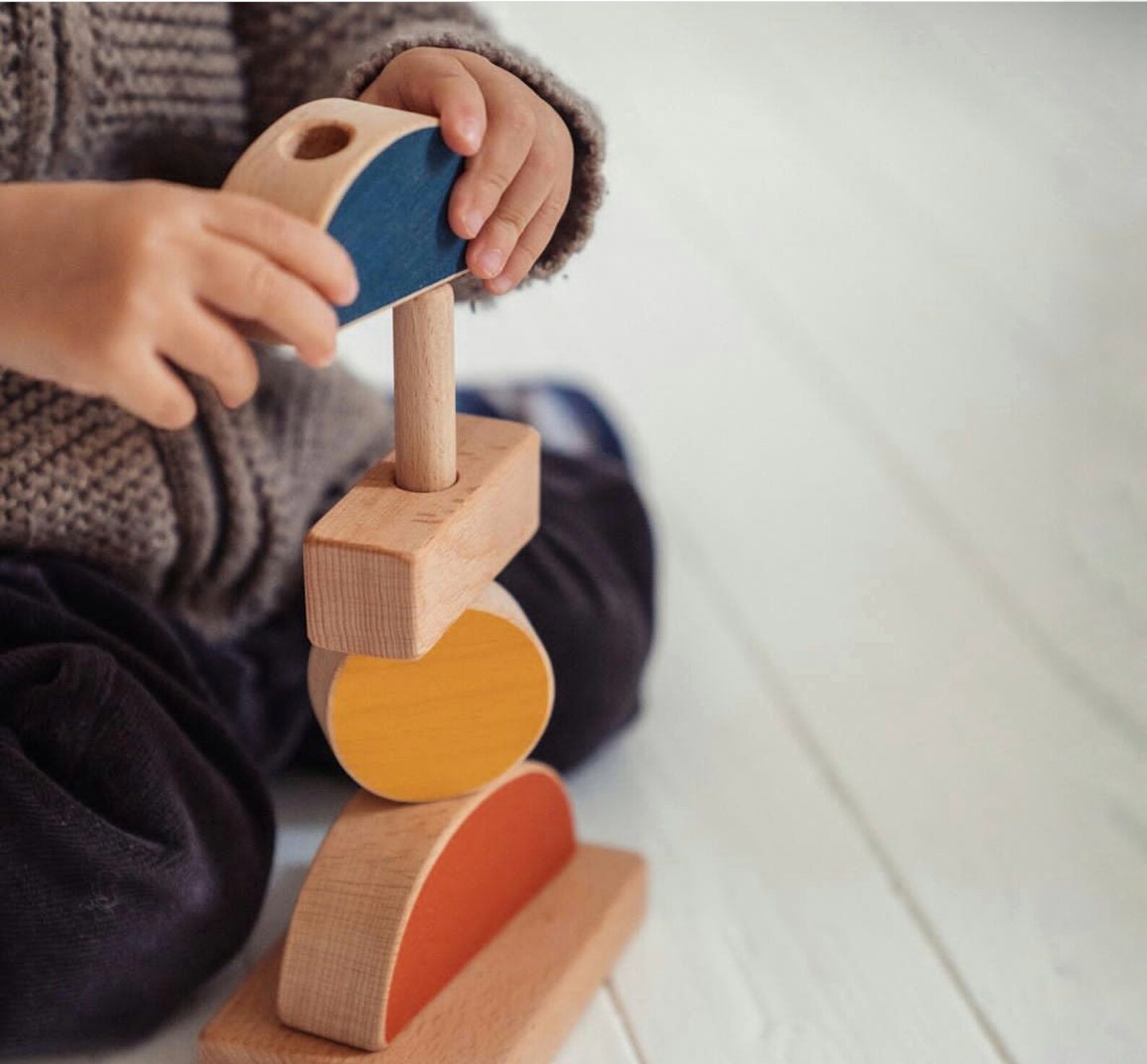 Landscape' Stacking Toy - Kids Wooden Toy - Etsy