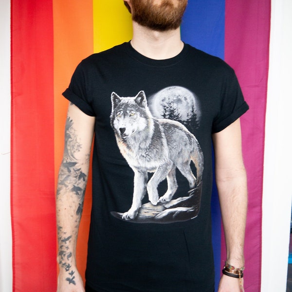 Wolf T Shirt - Etsy