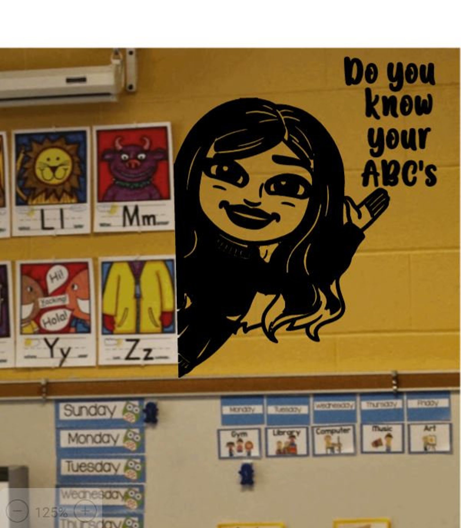 BITMOJI Teacher Decal // Bitmoji Hi Decal // Bitmoji Classroom - Etsy ...