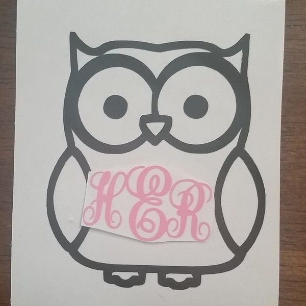 Owl Car Decal - Etsy