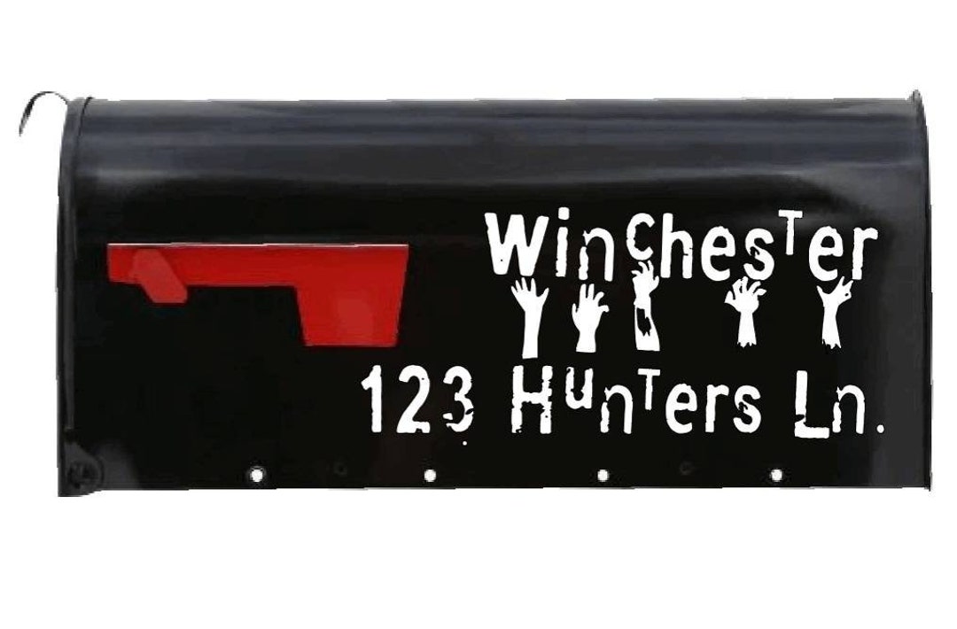 Personalized Zombie Hand Mailbox Decal Name and Address Zombie - Etsy
