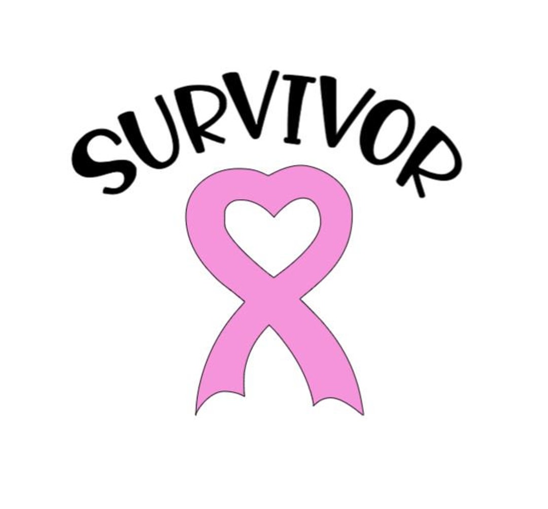 Vinyl Decal Survivor Breast Cancer Ribbon Decal Cancer Awareness Decal