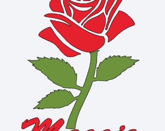 Rose Decal Car Decal Rose Stickers Decals for Women Vinyl - Etsy