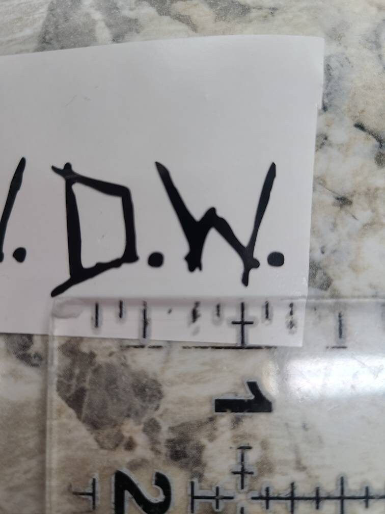 Tv Show Supernatural Set of Initials SW DW Sam Winchester | Etsy