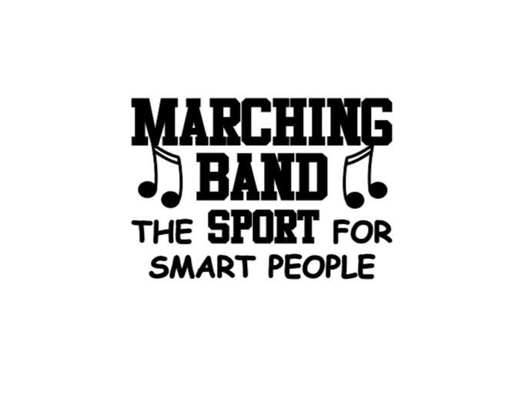 MARCHING BAND Vinyl Decal Sticker Marching Band the Sport - Etsy