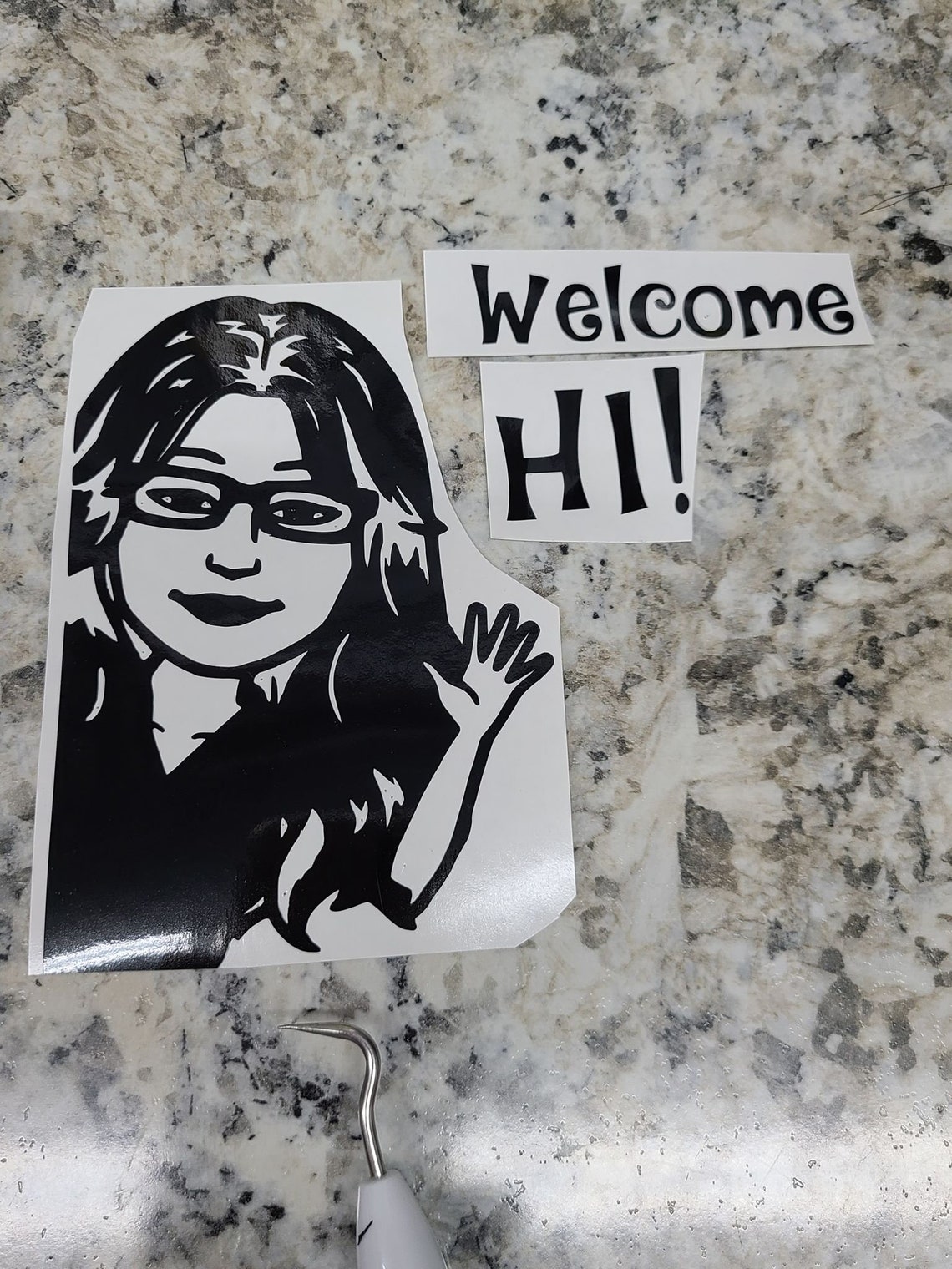 BITMOJI Teacher Decal // Bitmoji Hi Decal // Bitmoji | Etsy