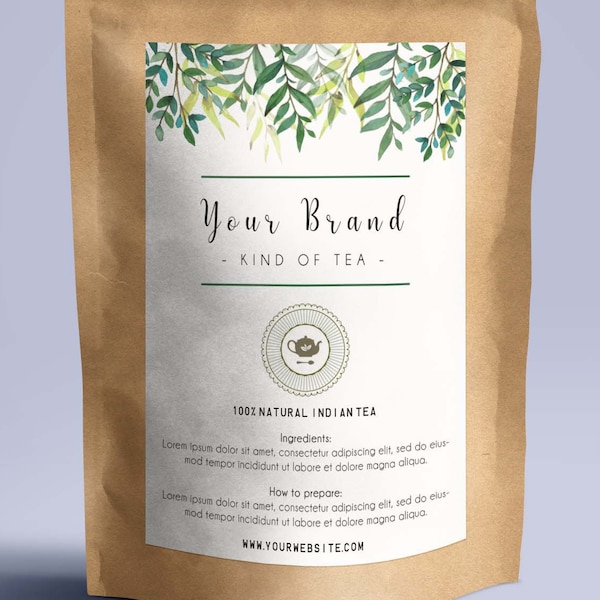 Personalized Tea Bag - Etsy