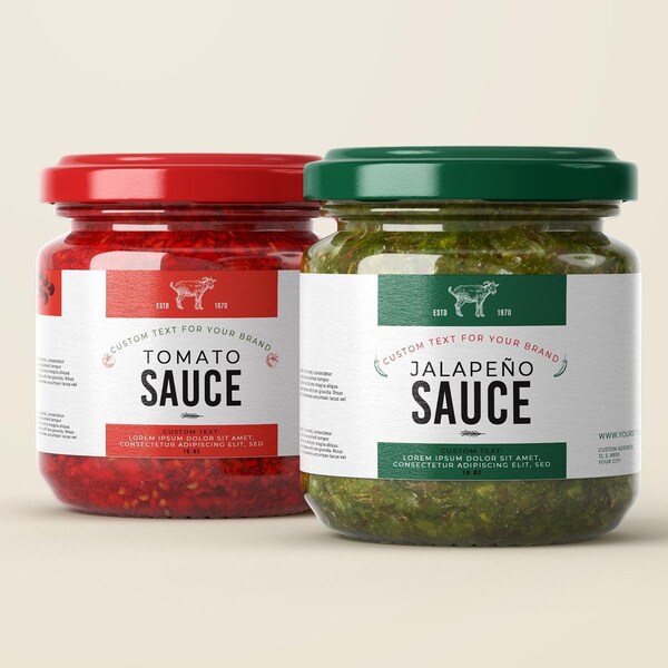 Etiquetas Para Salsa Etsy México