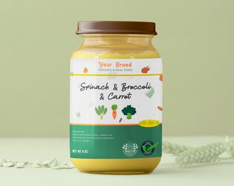 Baby Food Labels - Etsy