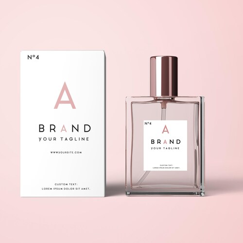 DIY Perfume Bottle Labels Template Cologne Label Design - Etsy