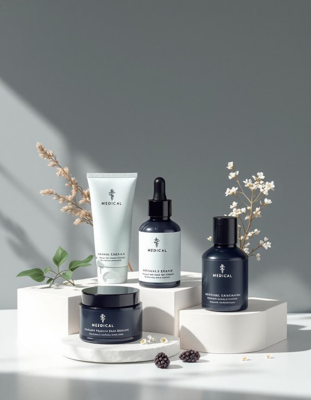 Cosmetic Product Packaging With Personalized Logos, Custom Labels for ...