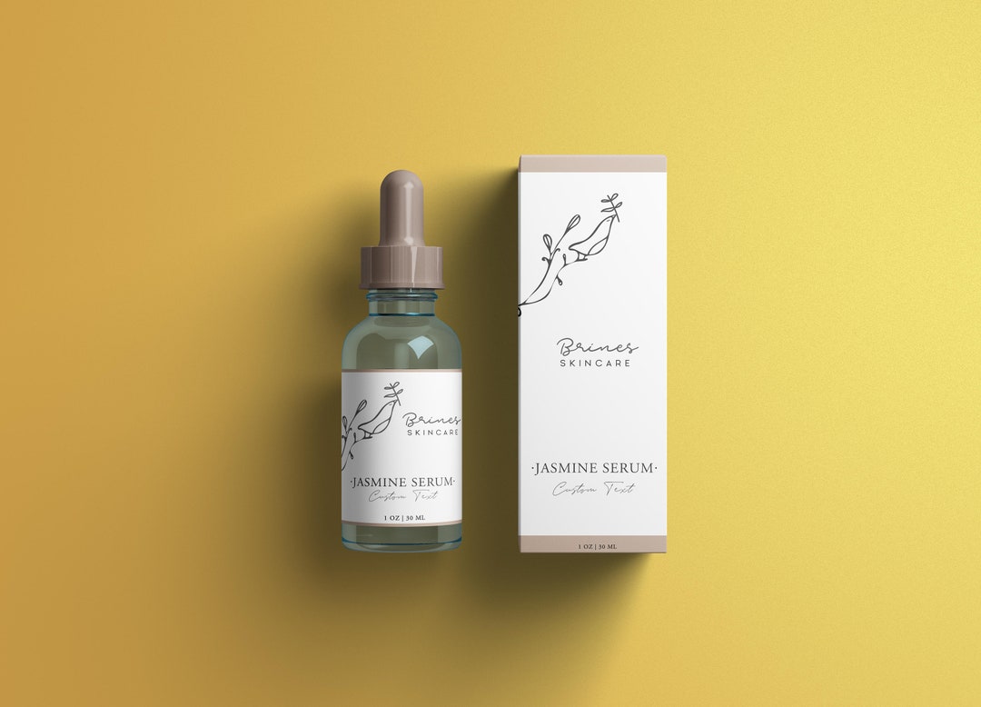 Custom Packaging Label for Dropper Bottles 2oz, 1oz, 4oz. Cute ...