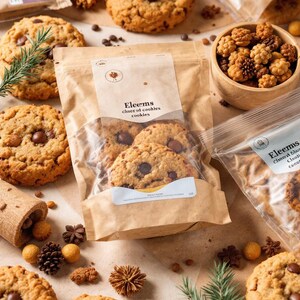 Custom Packaging for Cookies, Personalized Dessert Box Design, Bakery ...