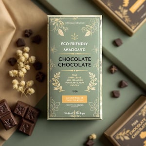 Luxury Chocolate Packaging Design, Eco-friendly Branding for Sweets ...
