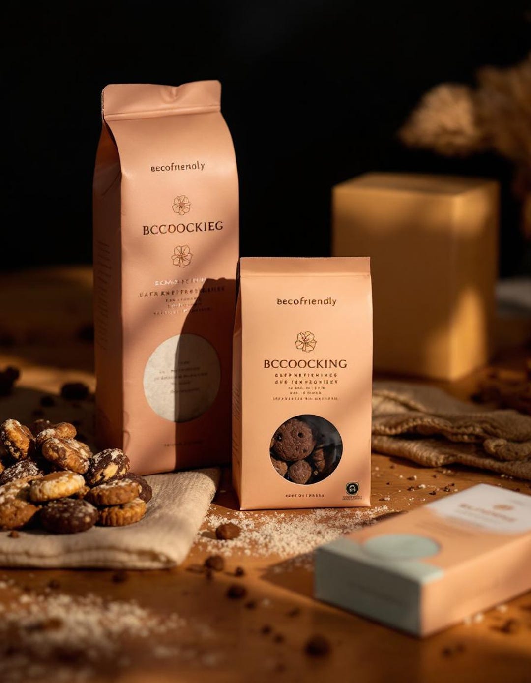 Personalized Cookie Package Design, Custom Bakery Branding, Cookie ...