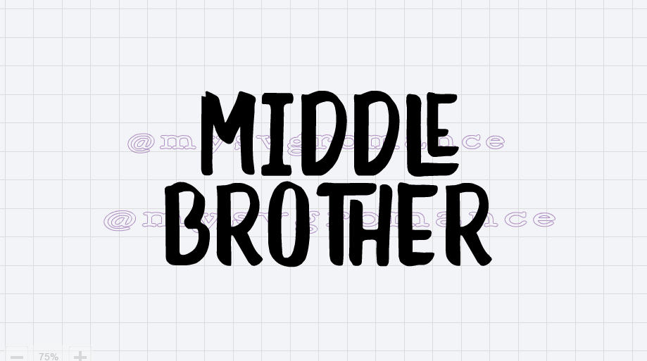 Set of 3 Big Middle & Little Brother Svg's PNG DXF - Etsy