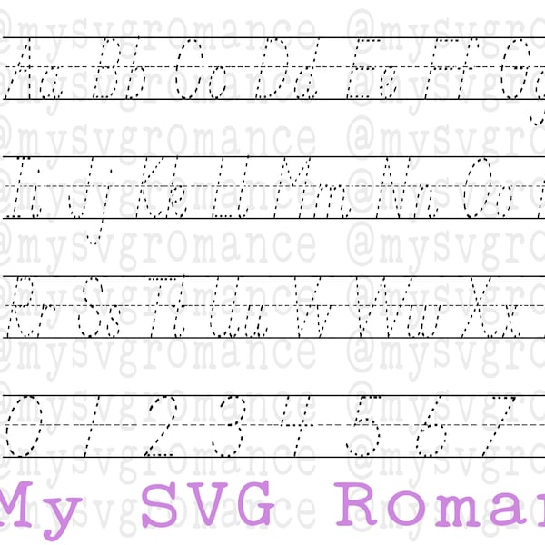 Abc Numbers Svg - Etsy