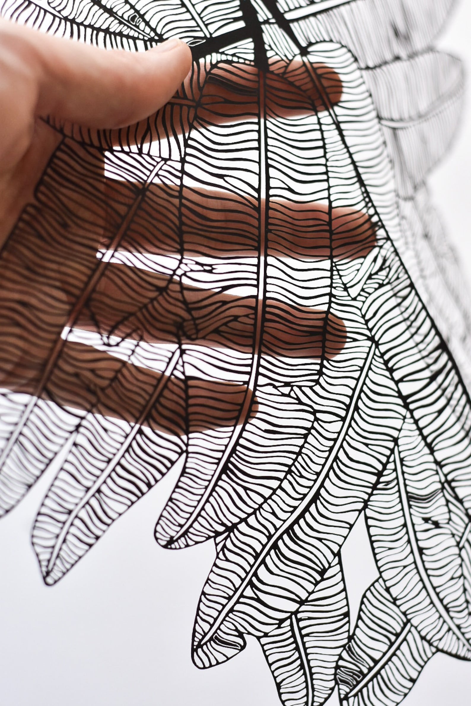 Laser-cut Papercutting Artwork Banana Leaves - Etsy