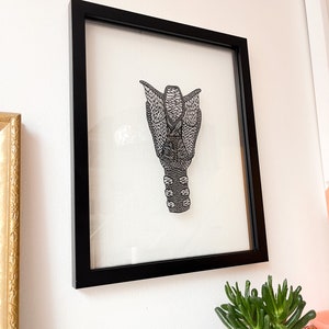 Anatomical Larynx Laser-cut Papercutting Artwork, Speech Pathologist ...