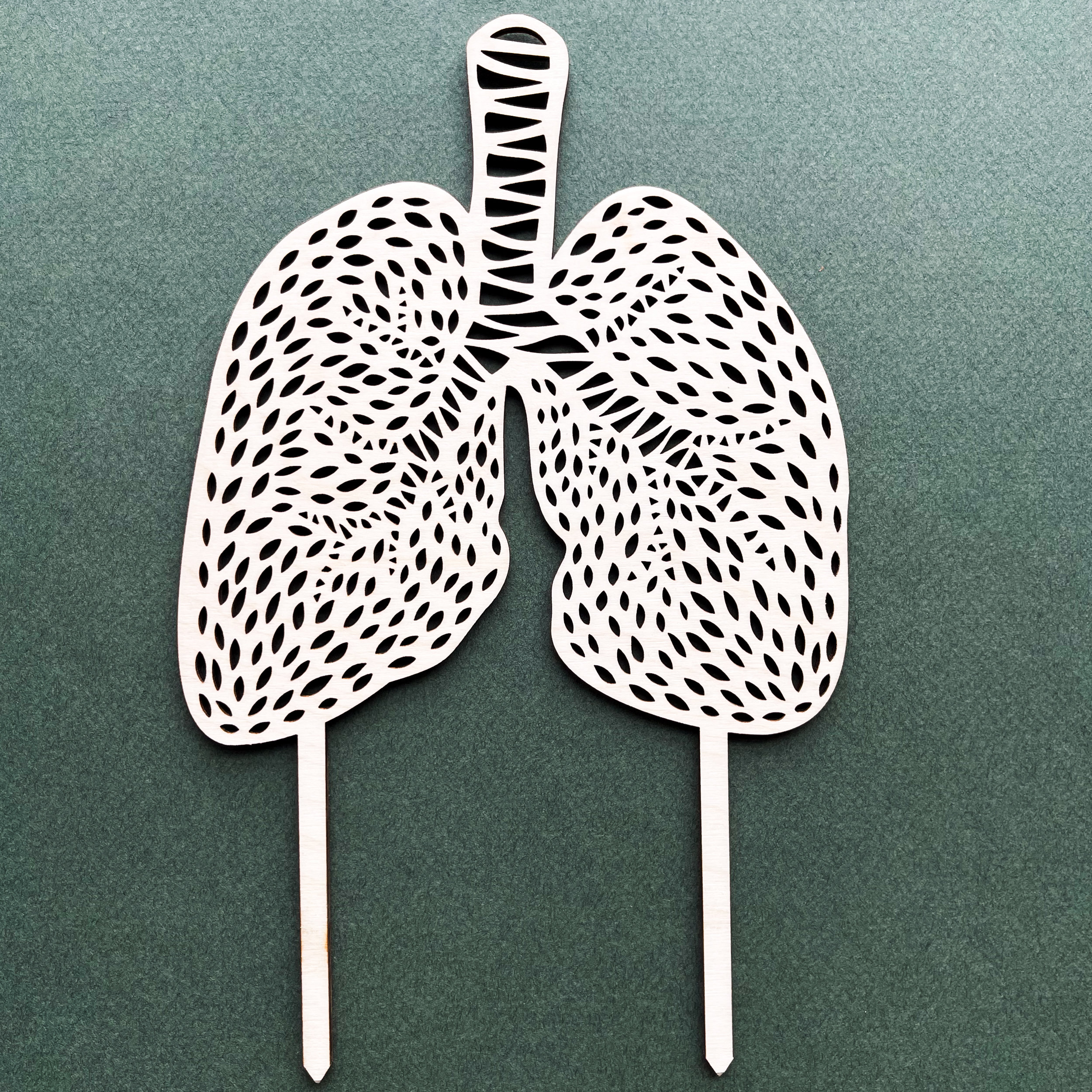 Lungs Anatomy Cake Topper - Transplant Cake Topper, Medical Grade Gift ...
