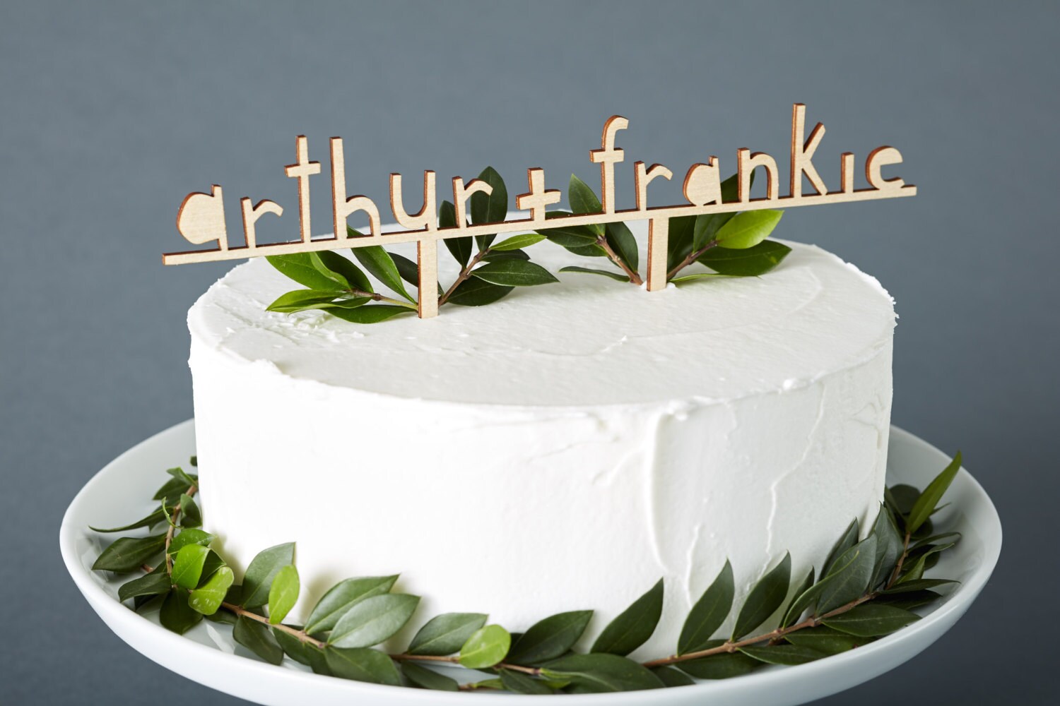 Custom Cake Topper Simple Wooden Personalized Wedding Cake - Etsy Australia