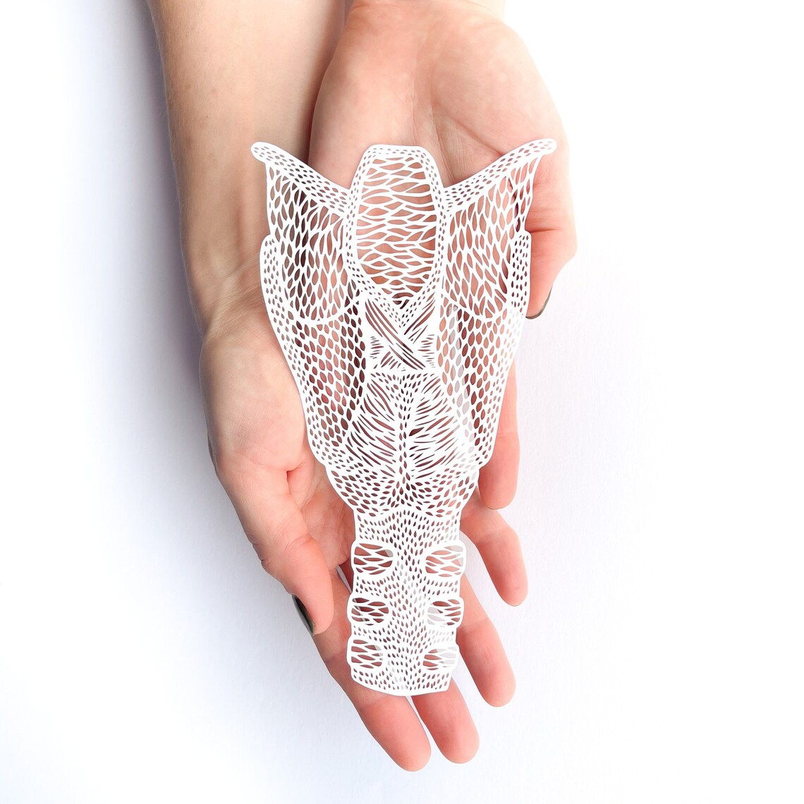 Anatomical Larynx Laser-cut Papercutting Artwork, Speech Pathologist ...