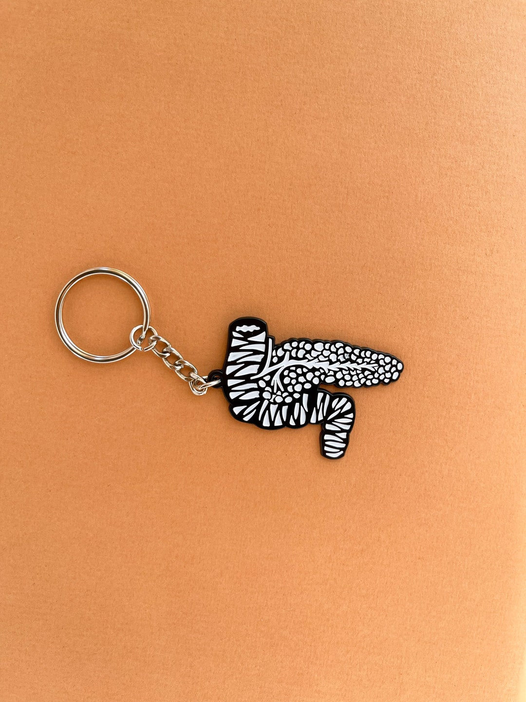 Pancreas Anatomy Enamel Keychain - Etsy