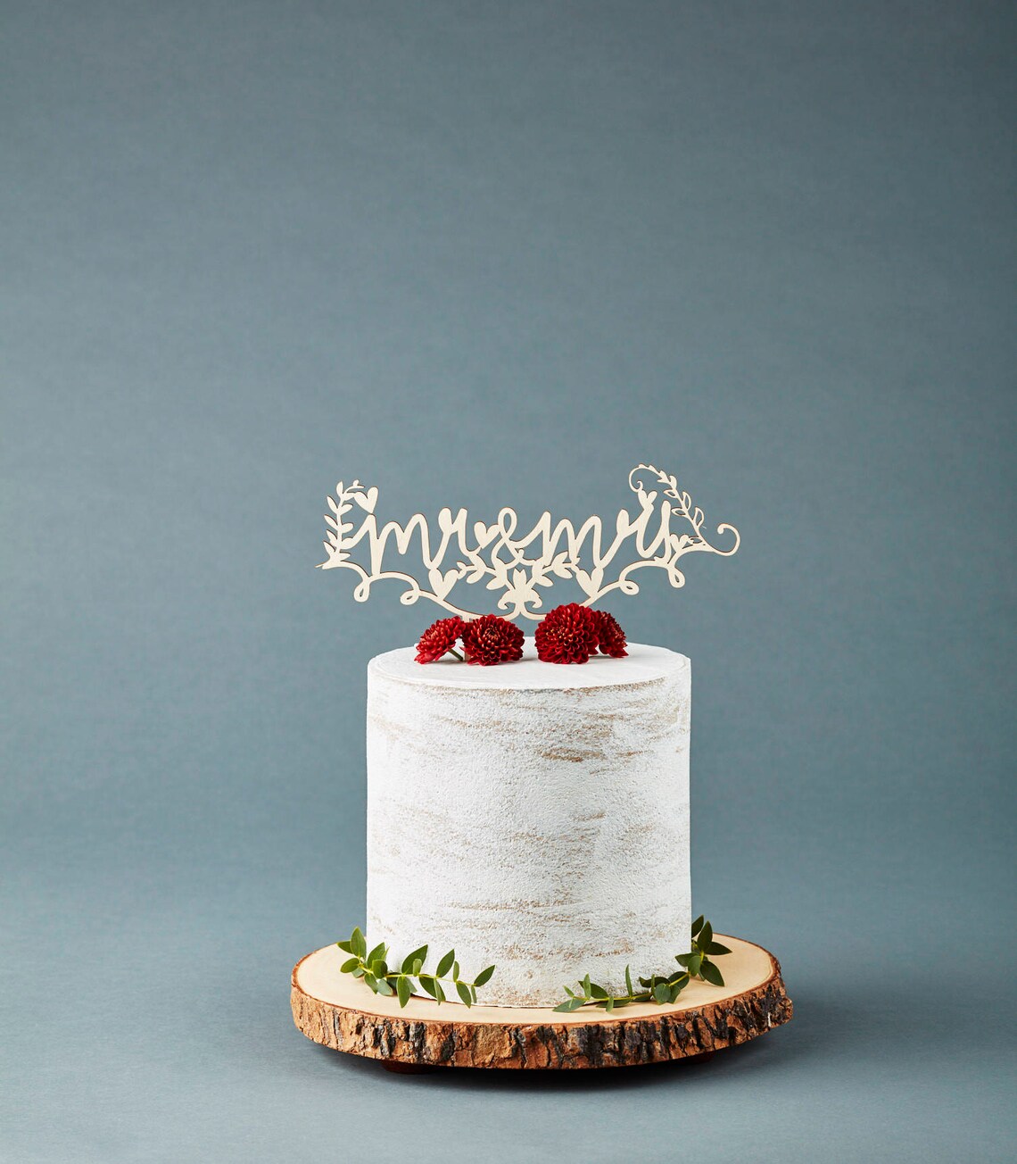 Custom Wedding Cake Topper - Personalized Names Wooden Cake Topper ...