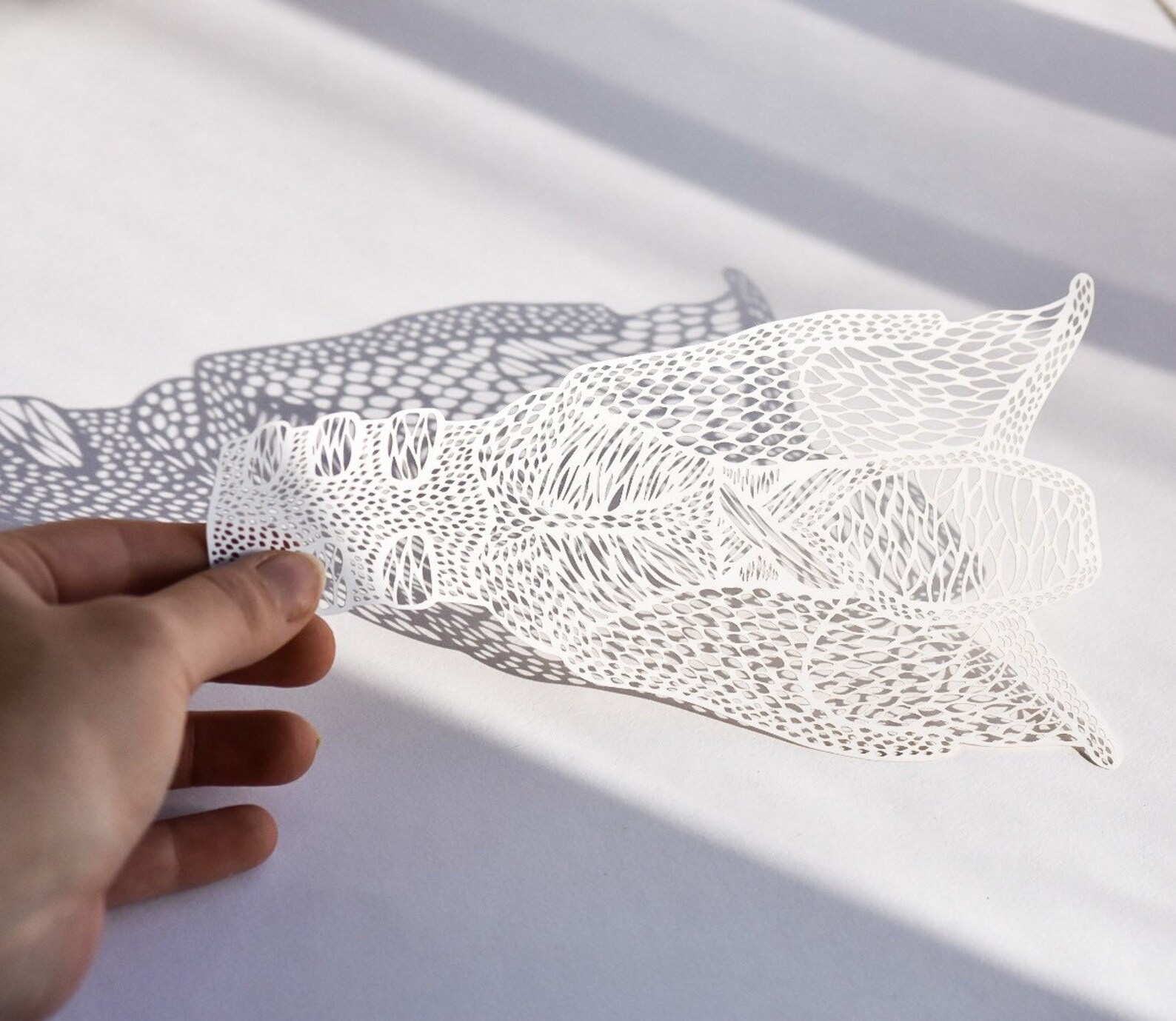 Anatomical Larynx Laser-cut Papercutting Artwork, Speech Pathologist ...