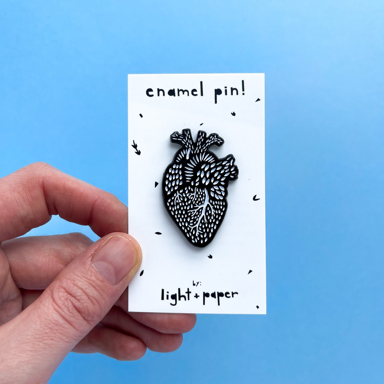 Anatomical Heart Enamel Pin - Etsy