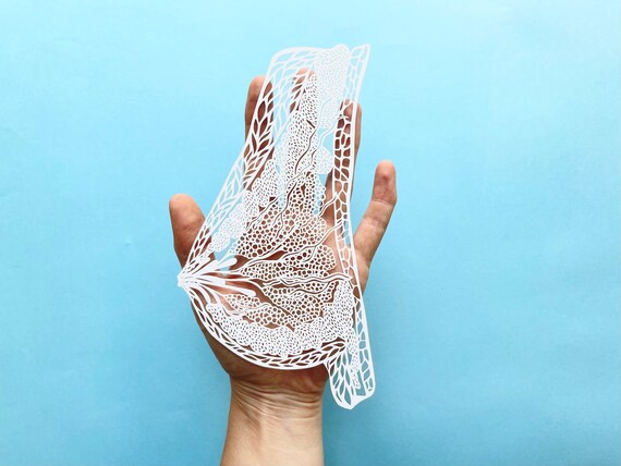 Anatomical Breast Laser-cut Papercutting Artwork - Etsy