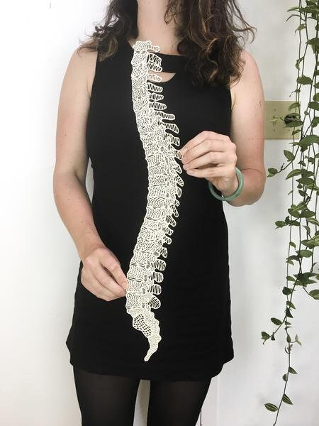 Anatomical Spine Lasercut Wooden Artwork - Etsy