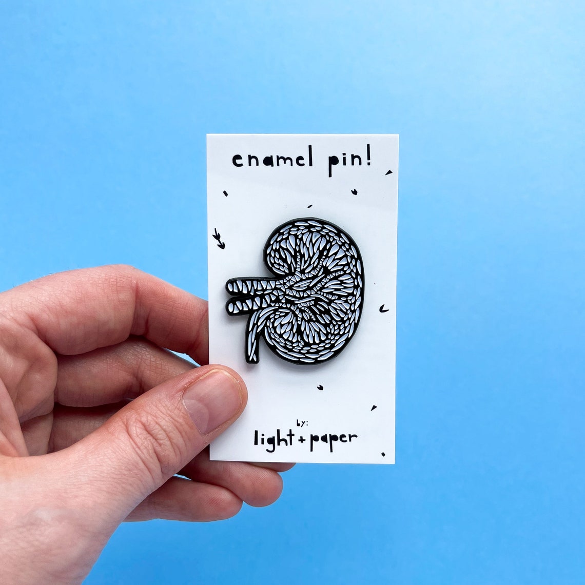 Anatomical Kidney Enamel Pin - Etsy