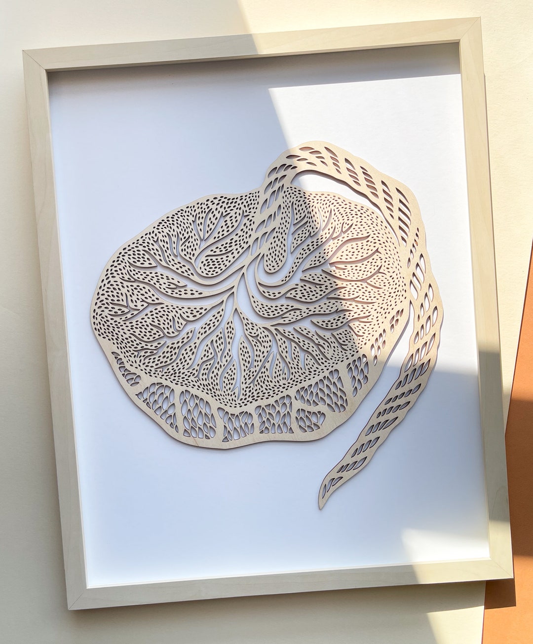 Anatomical Placenta Lasercut Wooden Artwork, Midwife Gift, OBGYN ...