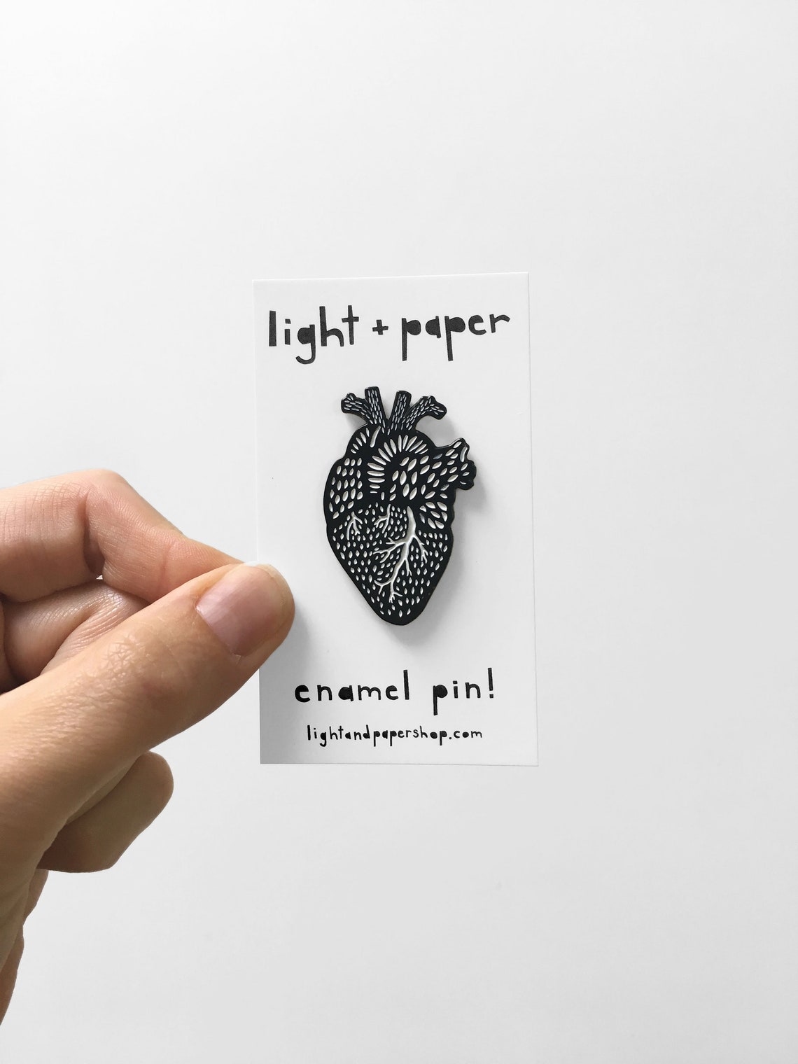 Anatomical Heart Enamel Pin | Etsy