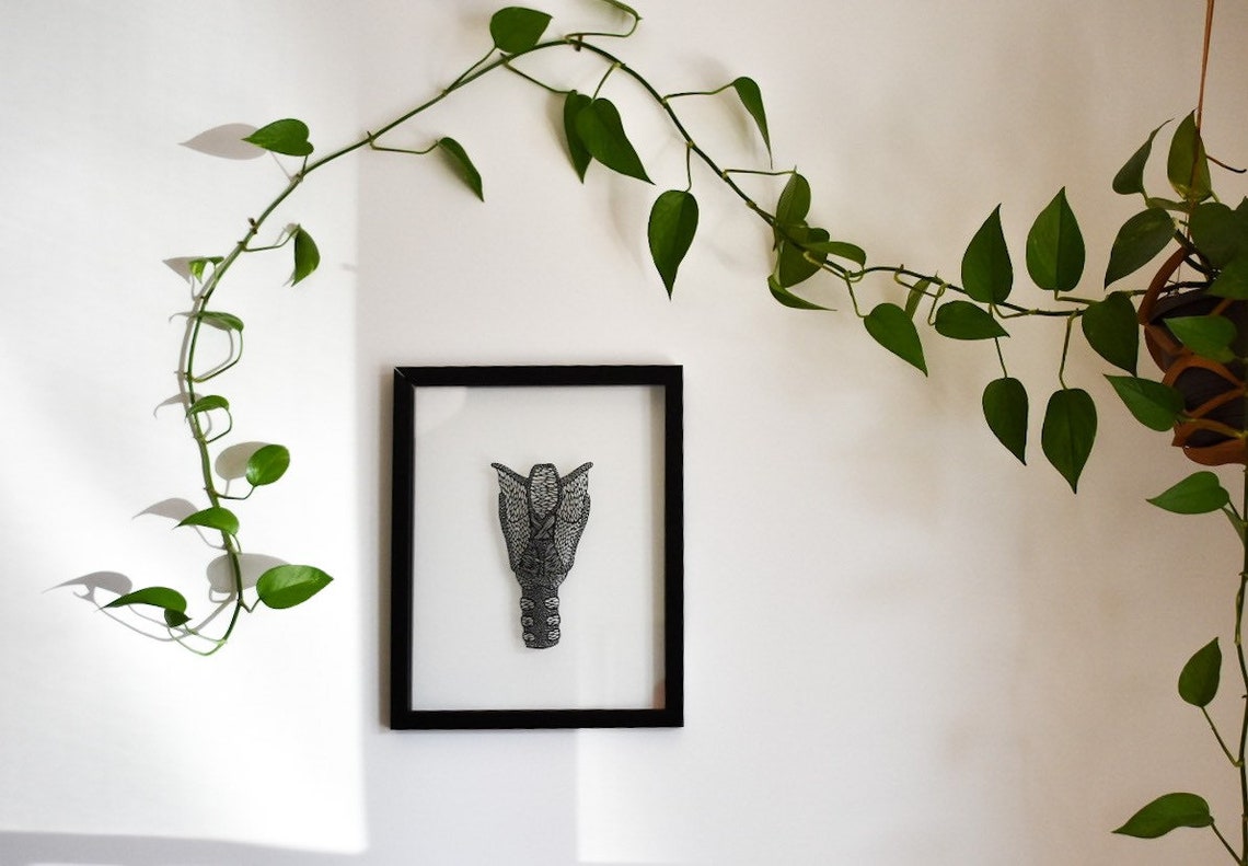 Anatomical Larynx Laser-cut Papercutting Artwork, Speech Pathologist ...