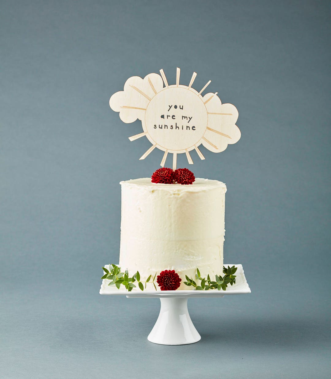 Cake Topper Baby Shower - Sunshine Cake Topper - Wooden Sun Cake Topper ...