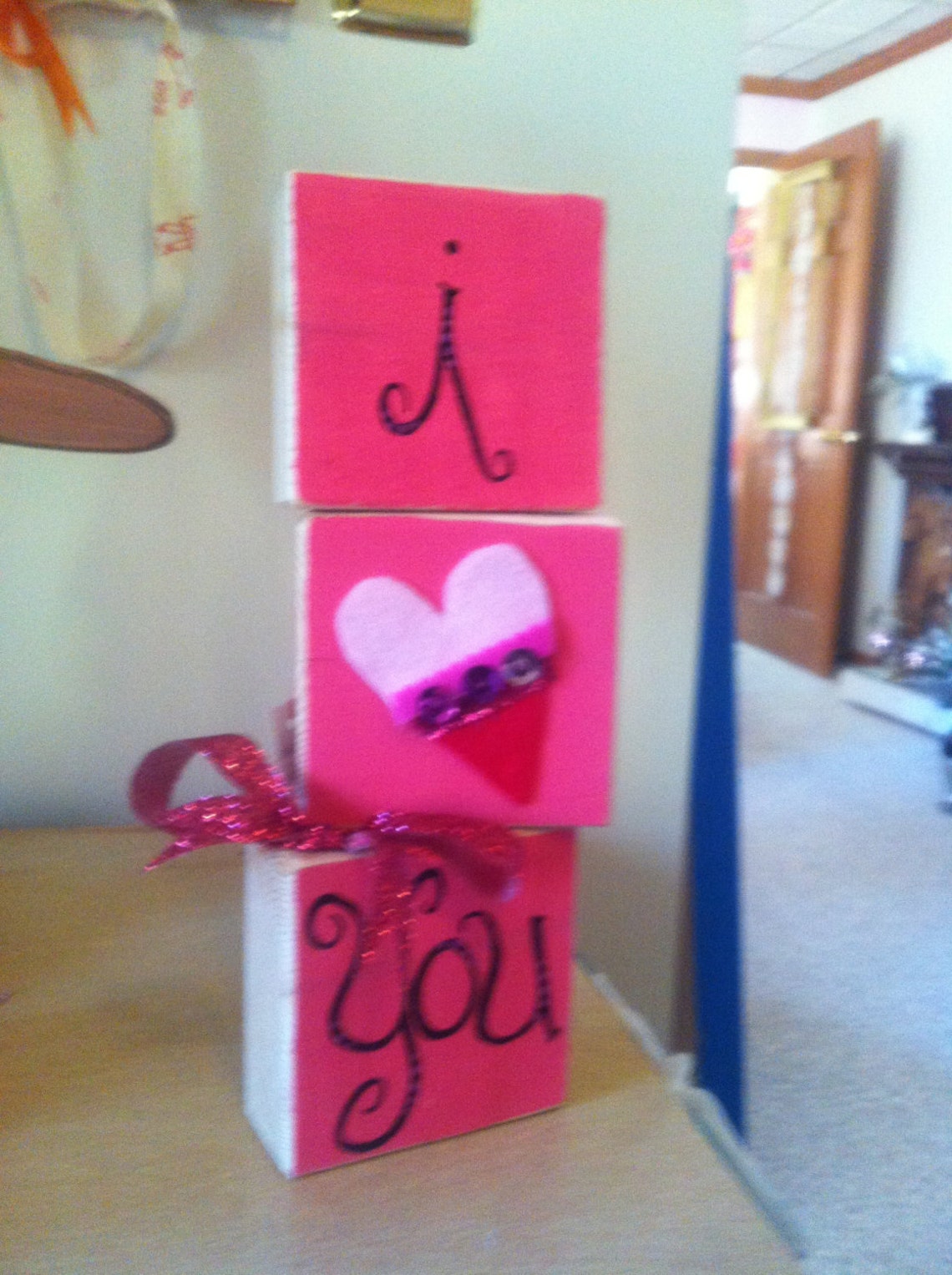 I love You Blocks | Etsy