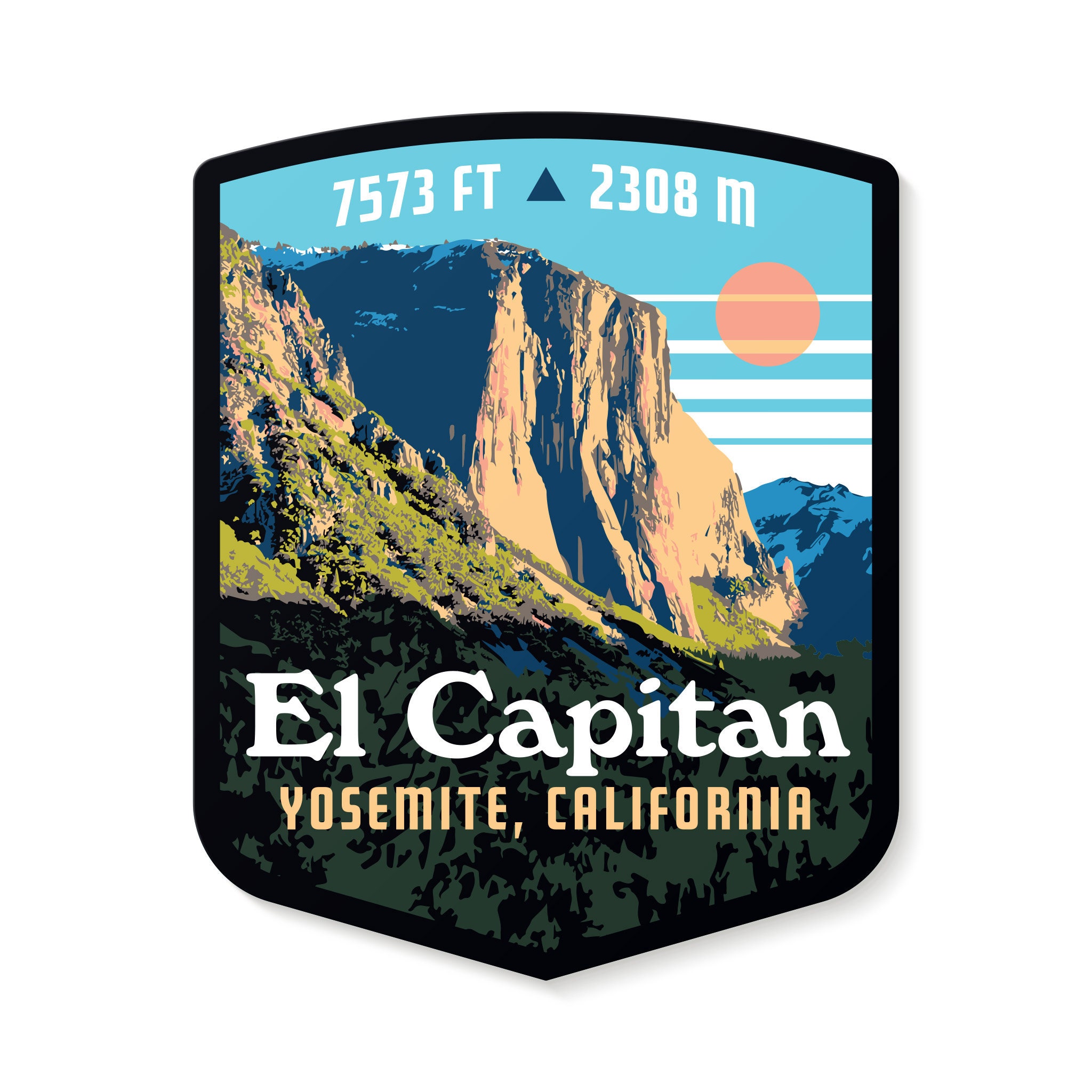 El Capitan Decal Sticker | Etsy